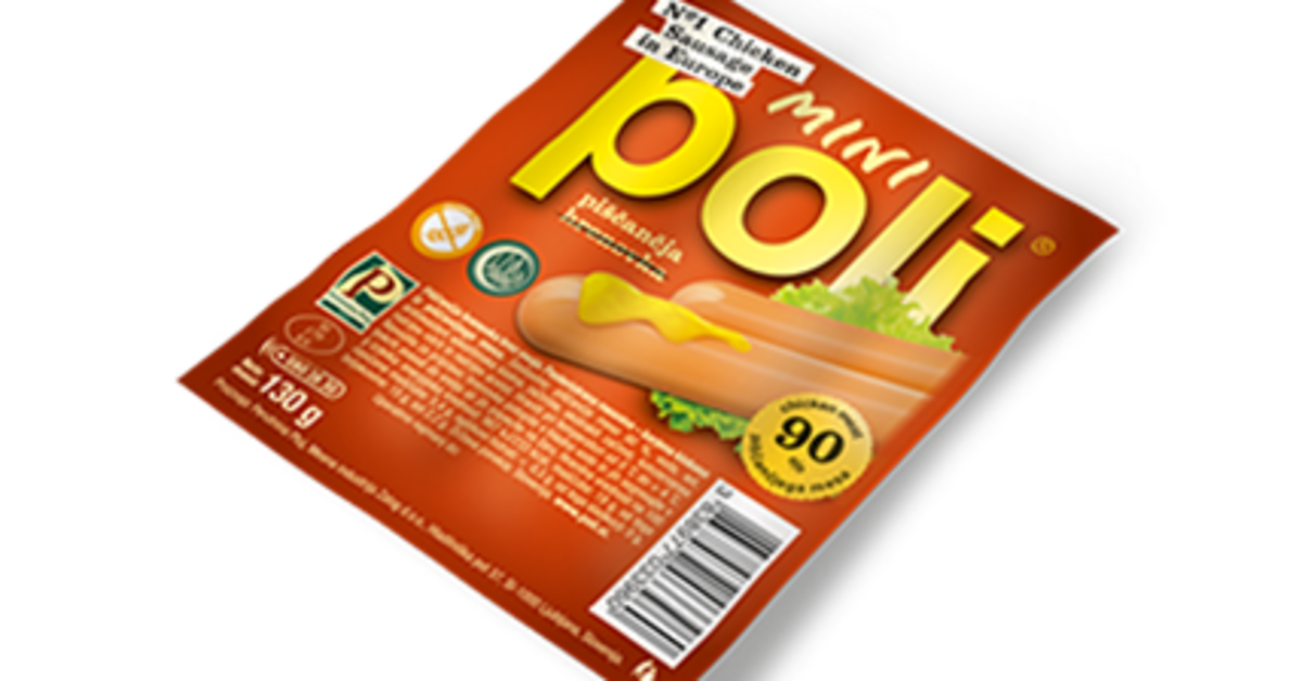 Poli mini frankfurter » Perutnina Ptuj