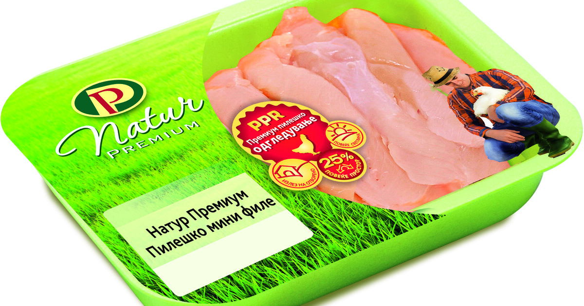 Natur Premium пилешко мини филе » Perutnina Ptuj