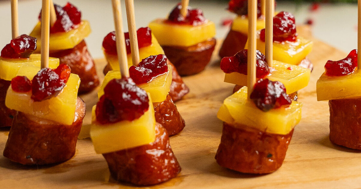 Canapés with smoked chicken » Perutnina Ptuj